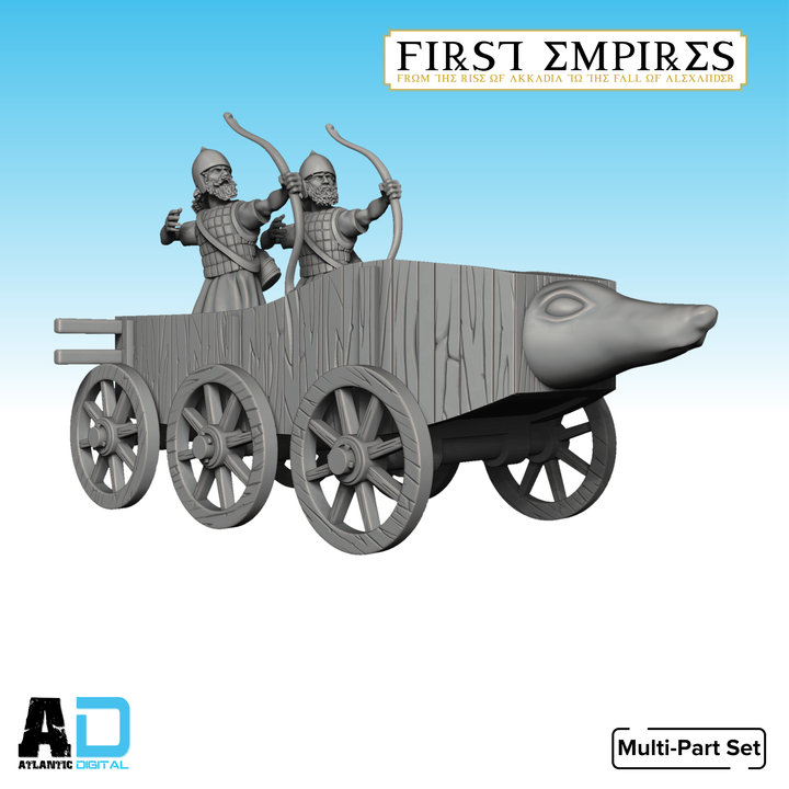 3D Printable Assyrian Battering Ram by Wargames Atlantic